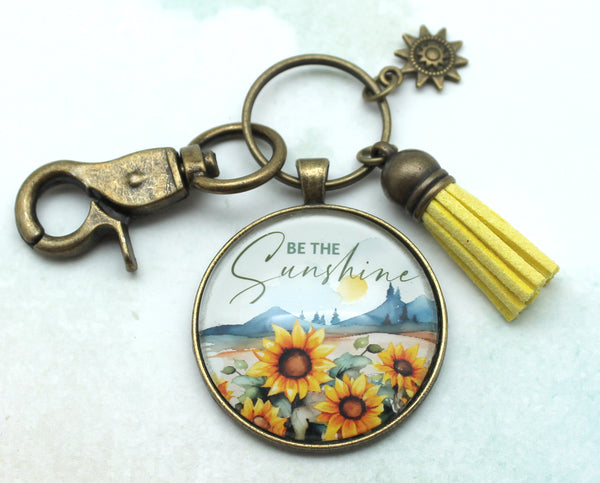 Be the Sunshine Bronze Keychain – Urban Charm